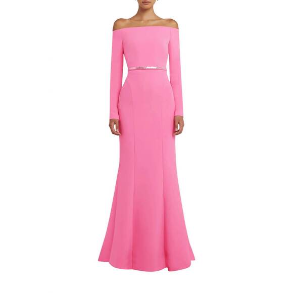 Safiyaa | Dresses | New Safiyaa Rory Long Dress With Mirror Belt In ...